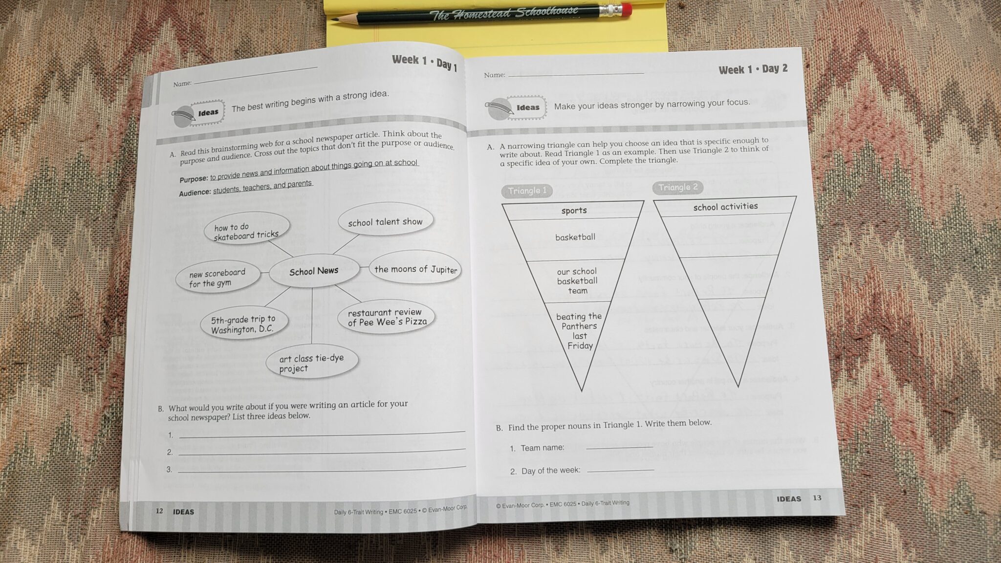 Review: Daily 6-Trait Writing, Grade 5 - Roads to Everywhere