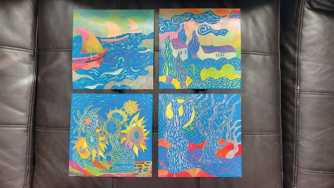 Review: Inspired by Van Gogh Scratch Art - Roads to Everywhere